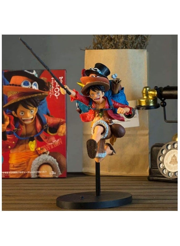 Generic Anime Figure One Piece Monkey D Luffy With School Bag Anime ...