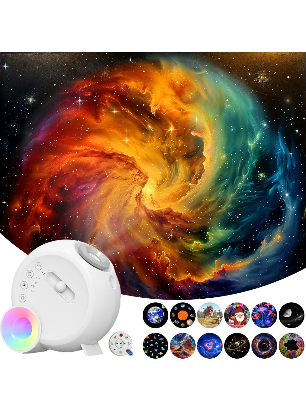 Generic Galaxy Projector Hd Image Large Projection Area Bedroom Night ...