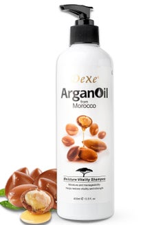 Dexe Argan Oil Shampoo - Cold-Pressed Argan Oil to Help Moisturize ...