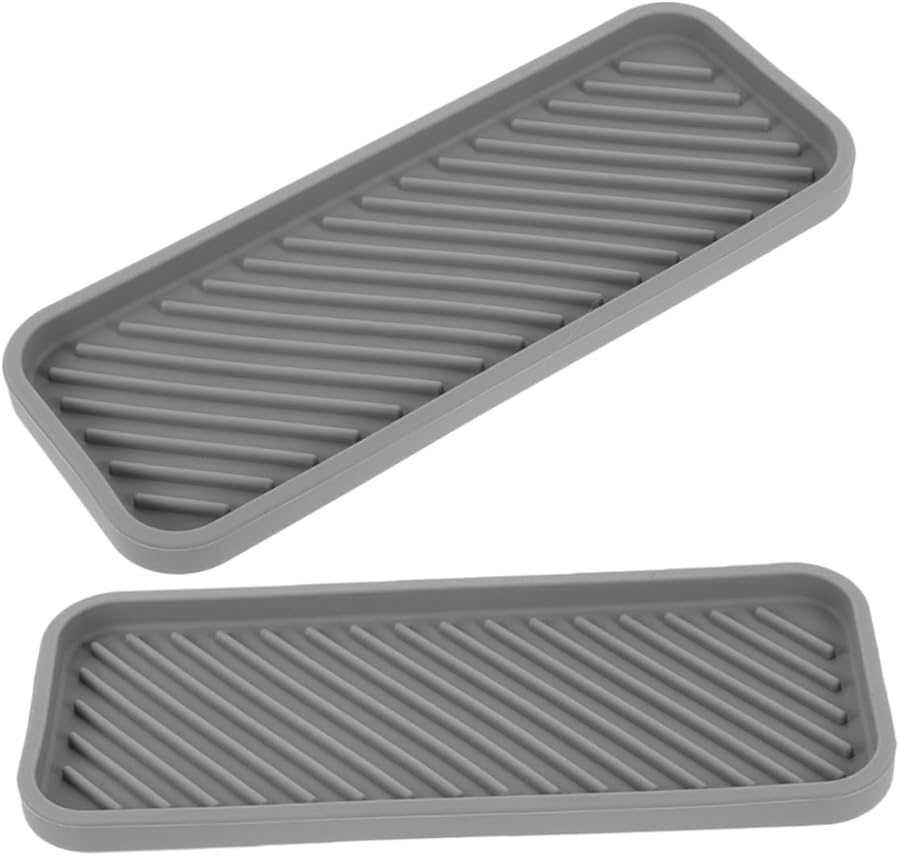 Generic 2Pcs Silicone Vanity Organizer Tray For Cosmetics Storage On ...