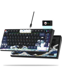 XVX S-K80 75% Keyboard with Color OLED Display Mechanical Gaming ...