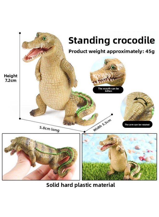 Generic Simulation Amphibian Big Crocodile Model Solid Chinese ...