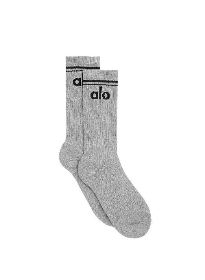 Alo Yoga Meia Alo Yoga Unisex Half-Crew Throwback Long tube | Best ...