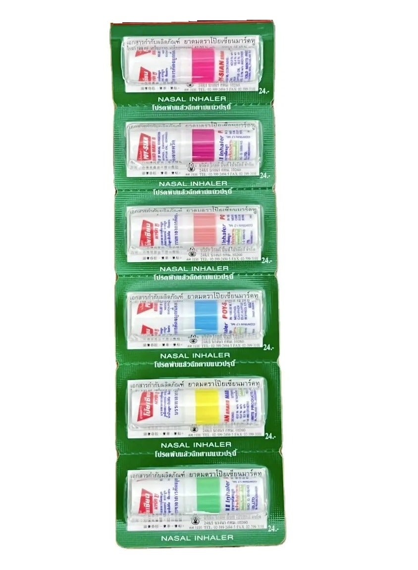 POY SIAN POY-SIAN Mark II Menthol Nasal Inhaler (Pack of 6) | Best ...