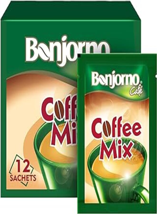 Bonjorno Bonjorno coffee mix 2x1 sachet-set of 12 | Best Price Egypt ...