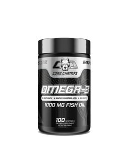 CORE CHAMPS Omega-3 Fish Oil 1000 Mg 100 Softgels | Best Price UAE ...