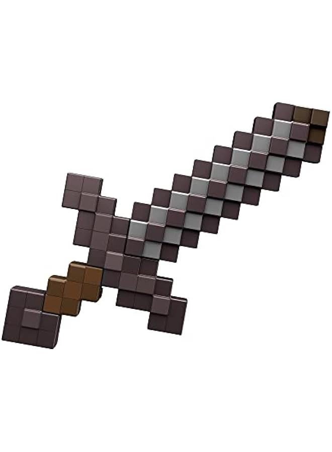 Arabest Minecraft Toys, Deluxe Netherite Sword, Kid-sized Minecraft ...