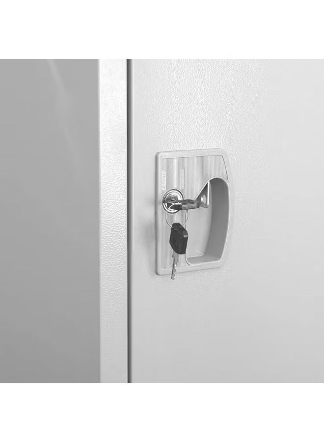 Galaxy Design Galaxy Design 2 Door Metal Locker Cabinet With Plastic ...