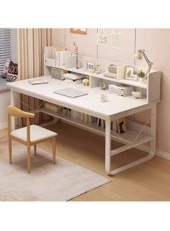 LEDIN Simple Bookshelf Computer Desk, Desktop Table, Study Table ...