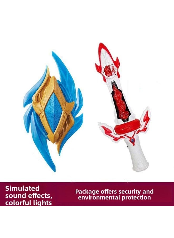 Generic Ultraman Dekai Transformer Shield Sword Double Sword Weapon ...