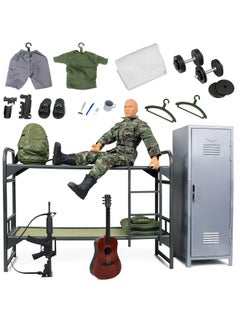 Click N' Play Military Camp Bunk House Life Military 12” Action Figure ...