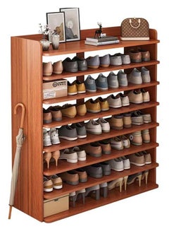 LEDIN Shoe Rack Wooden Shoes rack Shoe Cabinet Free Standing Entryway ...