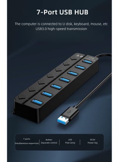 Generic 7 Port Switch Hub3.0 Docking Station, One To Seven Docking ...