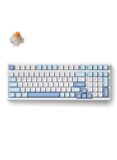 MCHOSE G98 Pro Blue Wireless Tri-Mode Custom Mechanical Gaming Keyboard ...