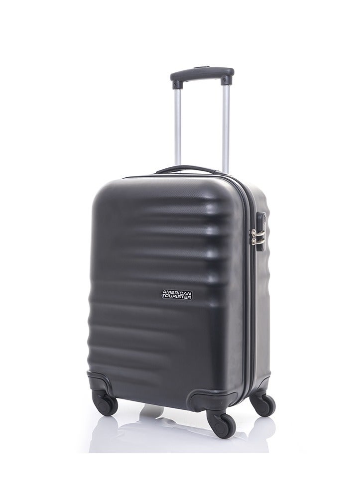 AMERICAN TOURISTER PRESTON HARD SPINNER TROLLEY LUGGAGE 55 CM BLACK ...