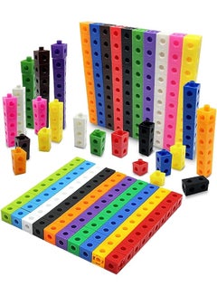 Generic Math Manipulatives For Kids Ages 3 8 Linking Snap Cubes For ...