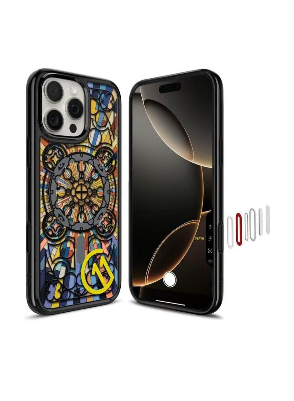 Spigen Ultra Hybrid T MagFit for iPhone 16 Pro MAX Case Cover [Camera Control Button Cover] with ...