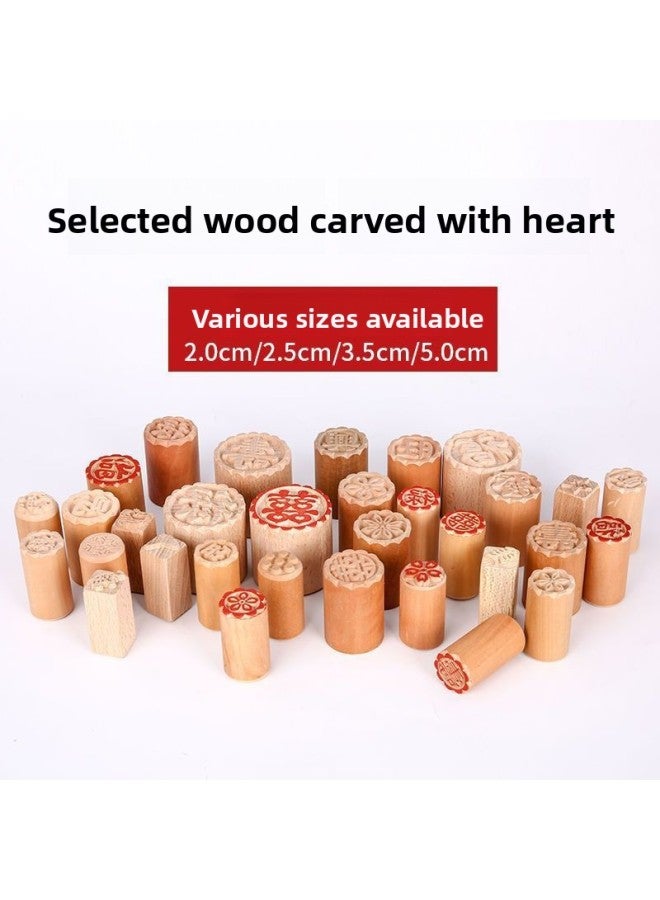 Generic Steamed Bread Stamp Moon Cake Stamp Pastry Stamp White-skin ...