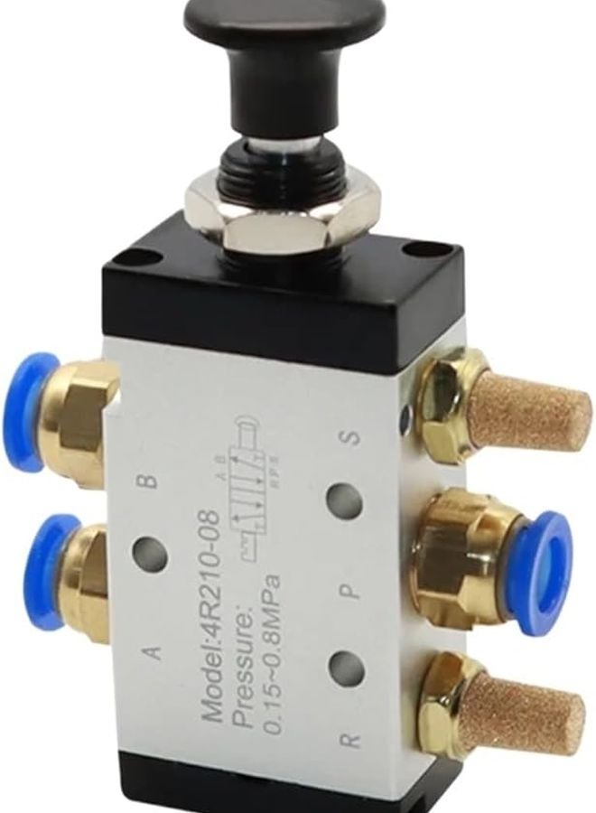 Generic 3R210 08 Manual 2 Way 5 Position Push Pull Pneumatic ...