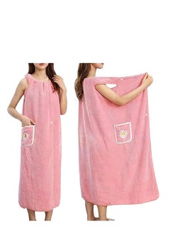 Generic Quick Dry Absorb Water Wearable Bath Towel, Womens Plush Bath ...