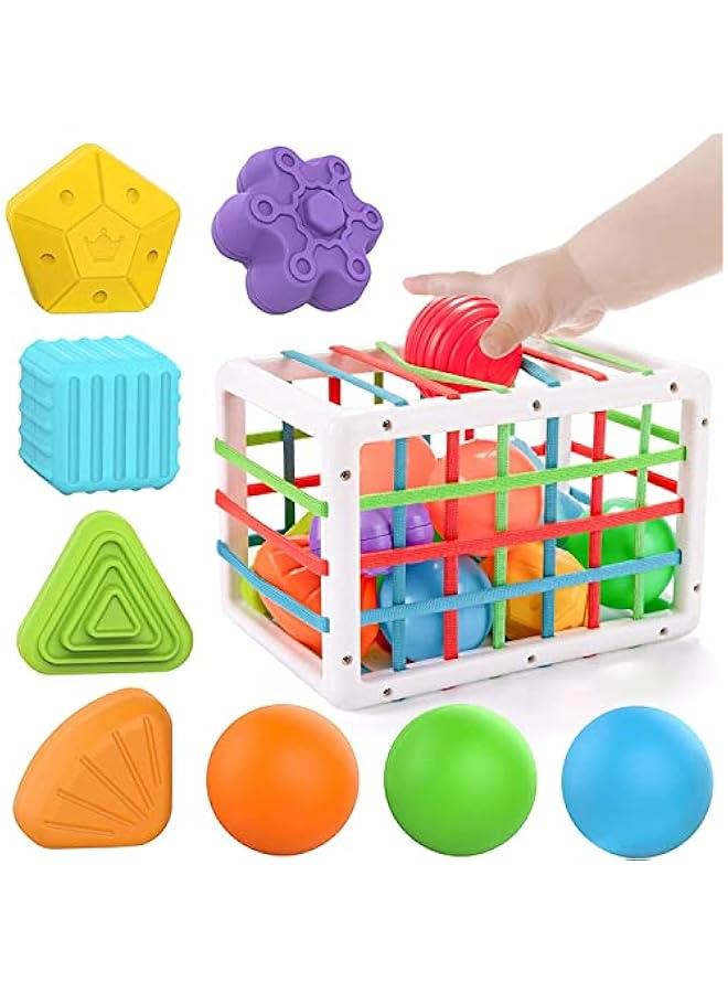 RYNX Baby Shape Sorting ToyStacking Baby Toys For Babies Sorting Bin ...