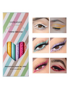 Handaiyan Eyeliner Gel Set 6 Colors Professional Makeup Eye Liner ...