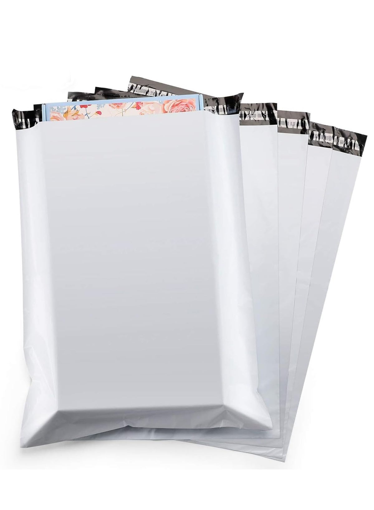 phomemo Plastic Envelope Bag, 100pcs White Self-Seal Adhesive Courier ...