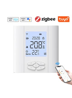 Generic Tuya ZigBee Intelligent Temperature Controller Mobilephone APP Remotely Control ...