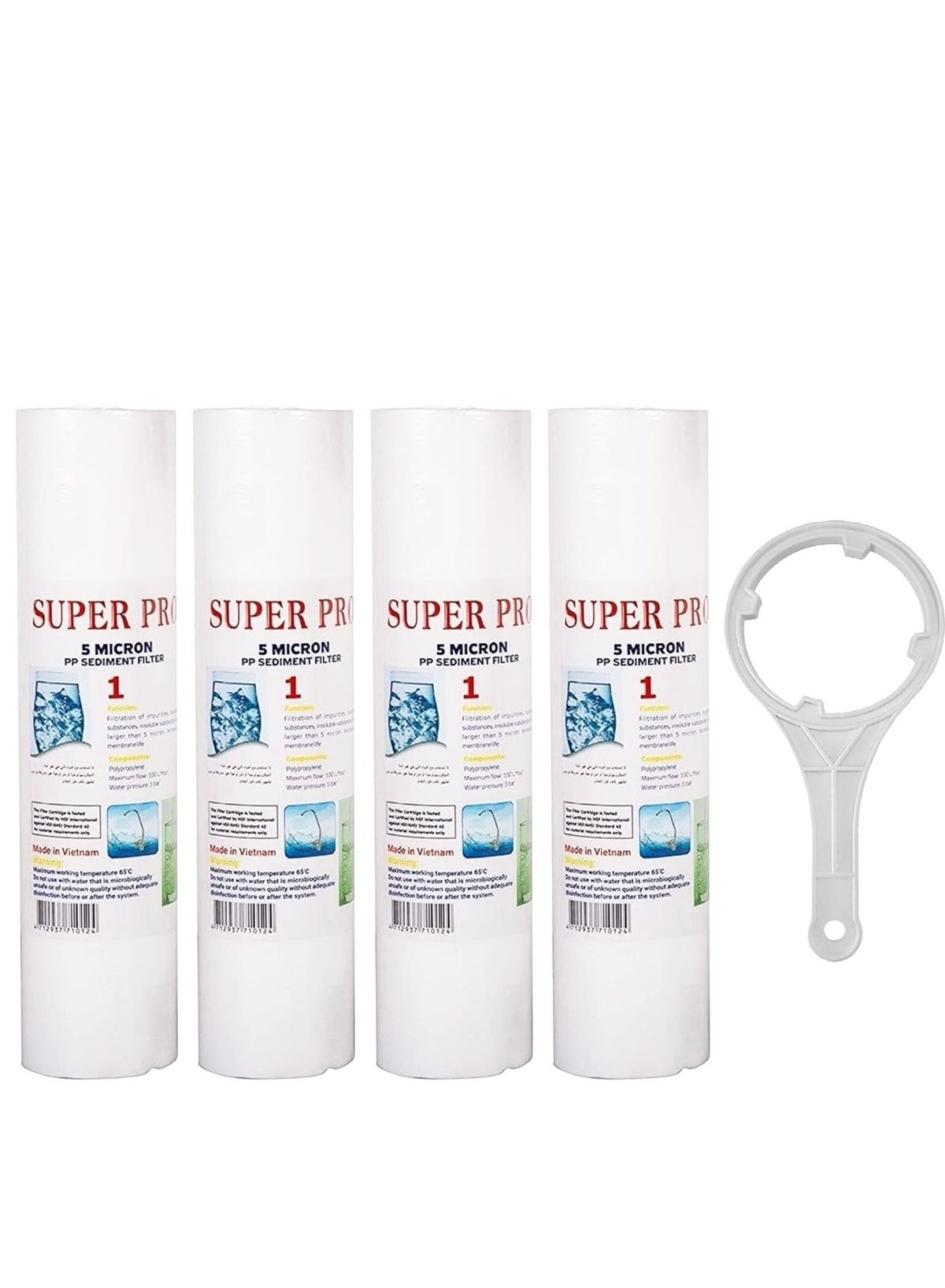 Super Pro Pure Water Filters,Sediment Water Filter Cartridge 5 Micron ...