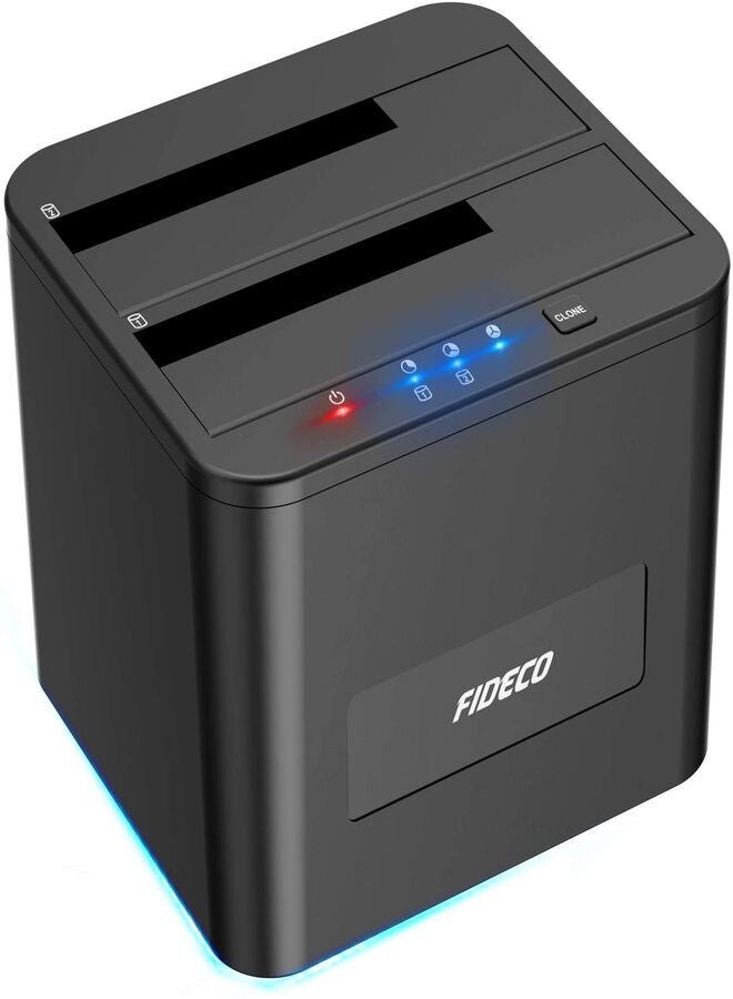 FIDECO FIDECO USB 3.0 Dual-Bay External Hard Drive Docking Station with ...