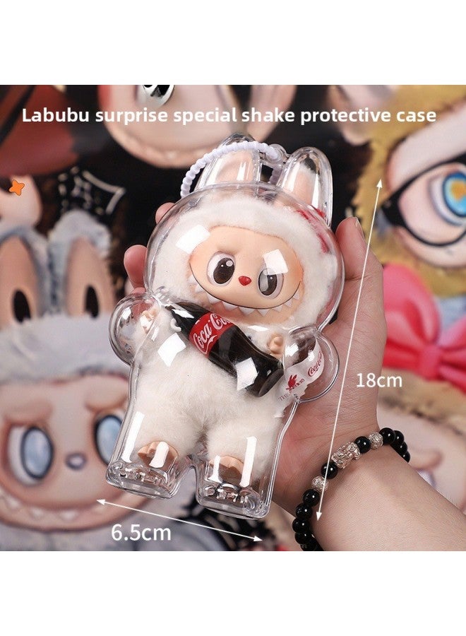 Generic Fully Transparent Surprise Coca-Cola Labubu Acrylic Display Box ...