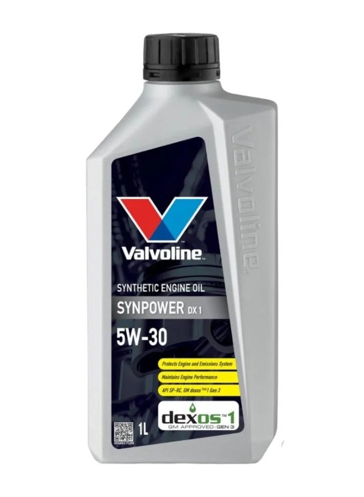 Valvoline VALVOLINE OIL ENGINE SYNPOWER DX1 5W30 1L | Best Price KSA ...