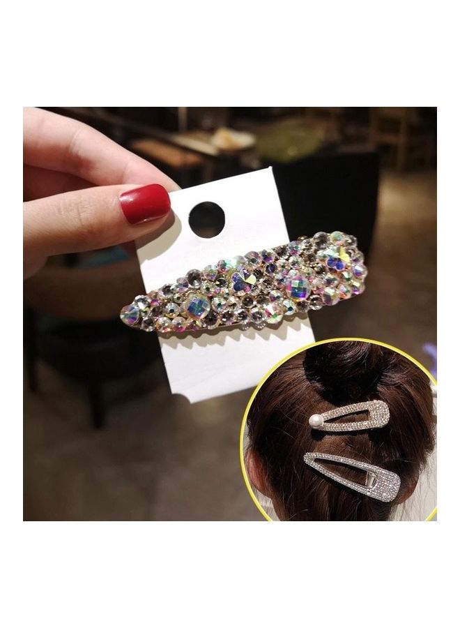 BGM Fashion Flash Luxury Diamond Crystal Pearl Elegant Hair Accessories ...