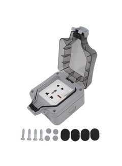 Thoraya Outdoor IP66 Waterproof Socket Box 16A Weatherproof Outdoor ...