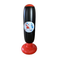 Generic Inflatable Punching Bag Column for Kids and AdultsBlack boxing ...