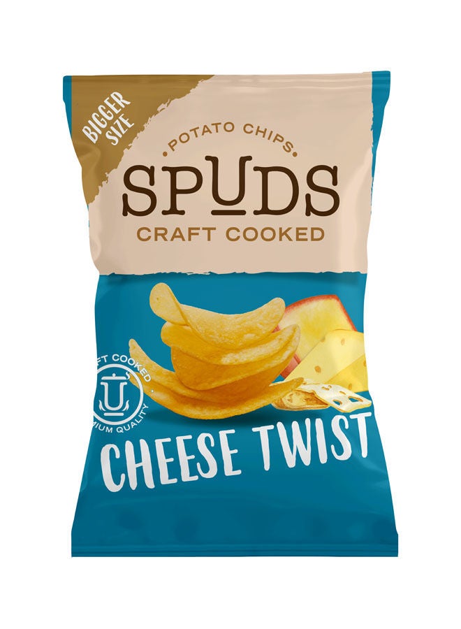 SPUDS Craft Cooked Cheese Twist Chips 50-40 gram | Best Price Egypt ...