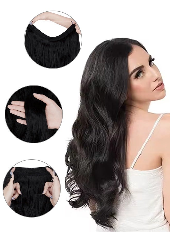 Generic One-piece Wig with Lots of Hair U-shaped Extensions for Women ...