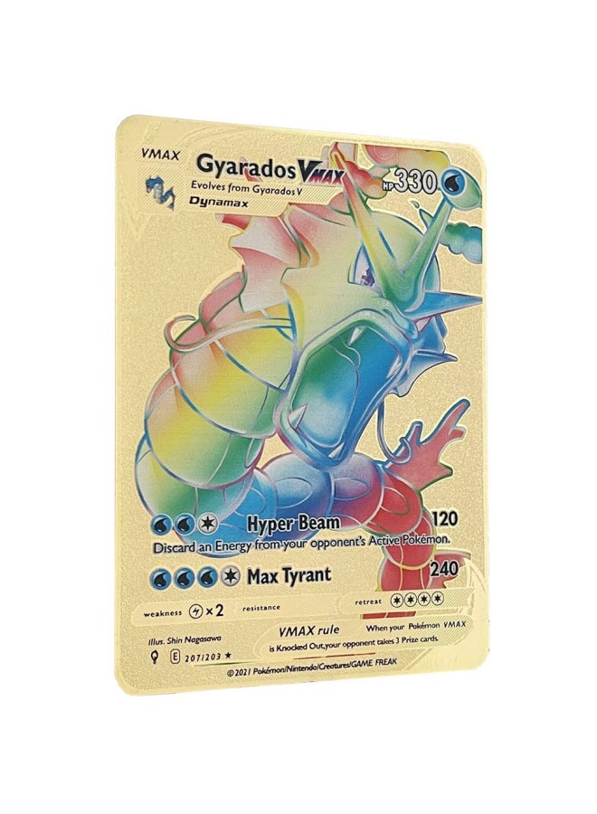 Vmax Pokemon Card Fire-breathing Dragon Zeus Pokemon Card Pikachu Metal ...