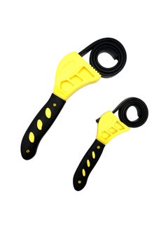 Generic Rubber Strap Adjustable Wrenches, 2 Piece Multi Tool Universal ...