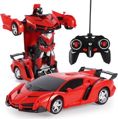Mj Toys Toy Remote Control Transformers Style Robot Transforming Toy ...