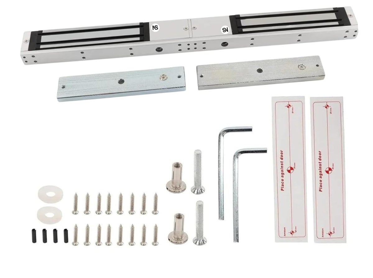 NAVKAR SYSTEMS (EMDL-1202) Double Door EM Mag Lock | Electromagnetic ...
