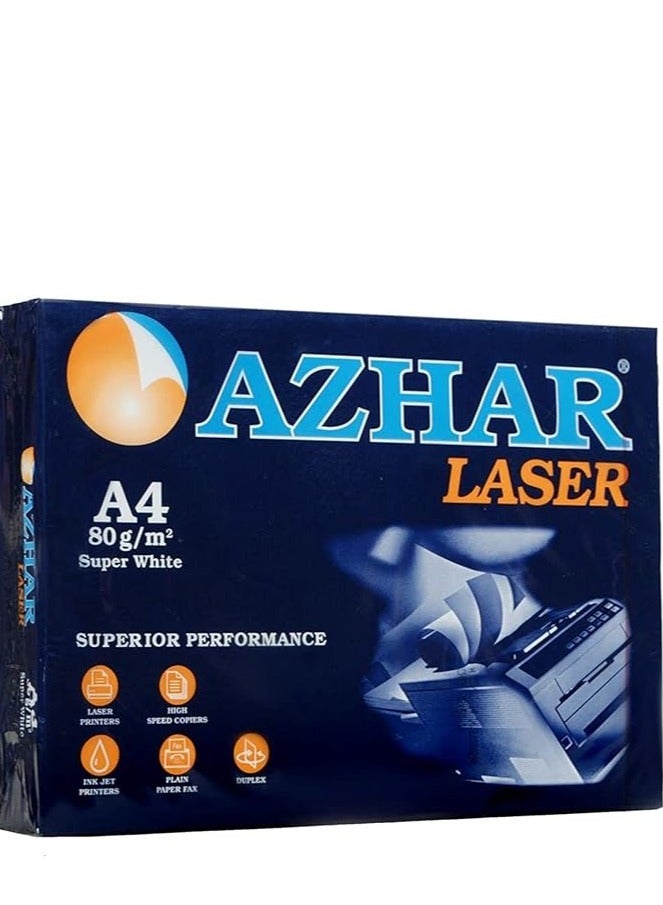 Azhar AZHAR A4 80 Gram - 500 Sheets - High Quality for Printing and ...