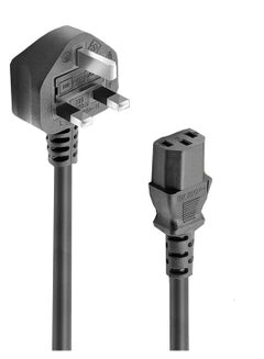 DKURVE Kettle Lead 250V 13A Power Cable UK Mains Lead for PC Computer ...