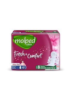 Molped Ultra Thin Fresh&Comfort Extra Long 6 Pads Egypt | Cairo, Giza