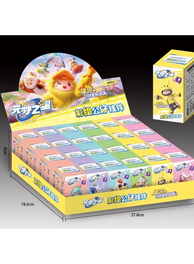 Generic Cross Border 24 Box LABUBU Labu Blind Box Doll Pendant Cute ...