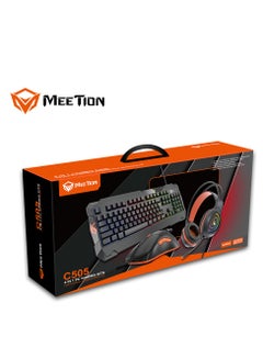 Meetion Meetion MT-C505 4 in 1 Gaming Combo Kit, Anti Ghost RGB Gaming ...