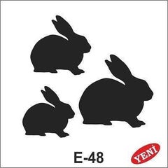Artebella E Series Stencils E-48 Stencil 10x10cm KSA | Riyadh, Jeddah