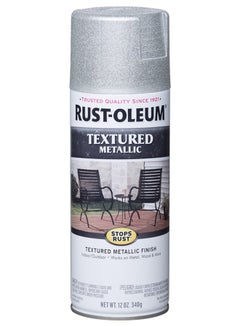 RUST-OLEUM Rust-Oleum STOP RUST SPRAY PAINT METALC TXTRD SILVER ...