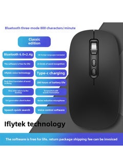 Generic AI Smart Voice Mouse IFLYTEK Bluetooth Wireless Voice Control ...