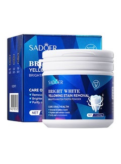 SADOER Bright White Yellowing Stain Removal Brighten White Tooth Powder ...